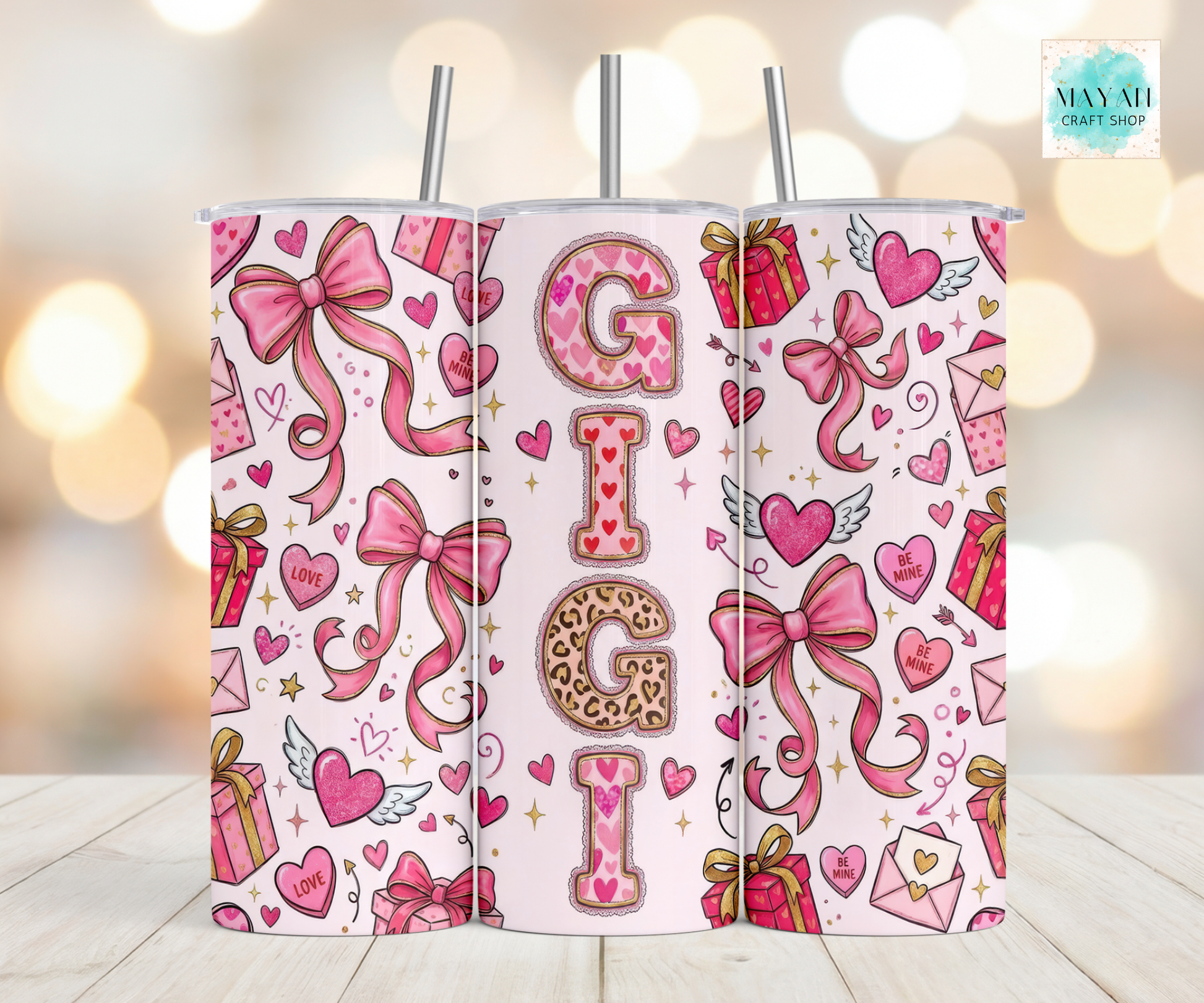 Gigi Valentine's Tumbler | Mayan Craft Shop